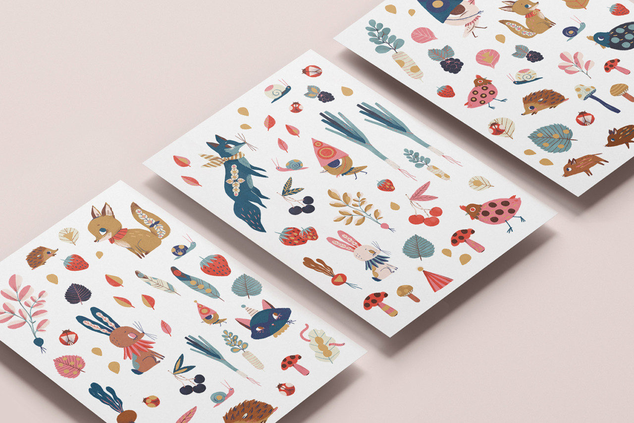 Lucille Michieli — Carnet stickers DJECO
